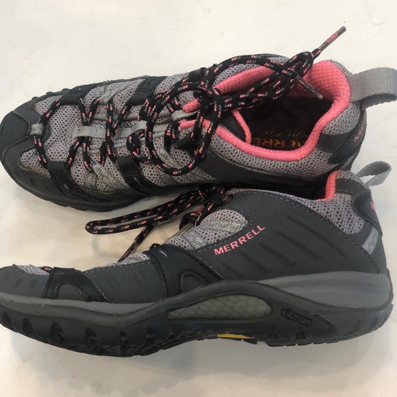 Merrell | Shoes | Merrell Siren Sport 2 Hiking Shoe Black Pink Outdoor ...